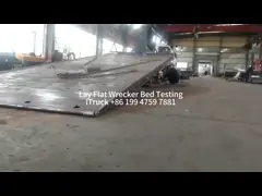 Test of Lay Flat Wrecker Bed