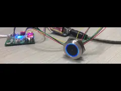 China GROW GM60 Stainless Steel LED Control Ring Indicator Light UART Interface 1D/2D Bar Code QR Code Barcode Reader Module for sale