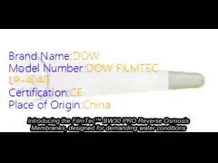 DOW FILMTECTM 대형 상업용 4040 역오스모스 요소 낮은 작업 압력 폴리아마이드 막 물질