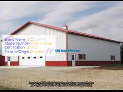 China Metal Poultry Breeding Base Pre Engineered Metal Building for sale