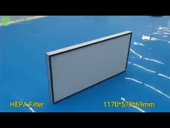 AMBER ガルバニズされた鋼板 6インチファンフィルター HEPA FFU 600*1200*285mm サイズ