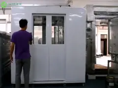 China AMBER SUS201 Automatic Sliding Door Air Shower Customizable Size for sale