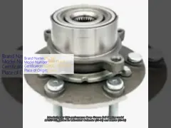 China Hub Deep Groove Ball Bearing For MITSUBISHI OUTLANDER 2003-2006,LANCER 2002-2006 for sale