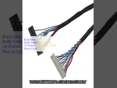 Spezielles Kabeldesign LVDS-Signalkabel für industrielle Bildschirme     I-PEX/JAE/HIROSE Kompatibel