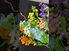 China Simulated beauty finger photo and photography decoration props, single small floral, artificial flower, crabapple flower, European-style simulated flower arrangement for sale