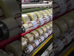 Clear / Transparent Yellowish BOPP Adhesive Packing Tape For Carton Box
