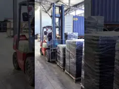 The Composite Manhole Cover is being loaded and shipped.