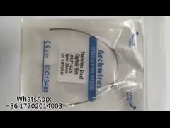 China Orthodontic Stainless Steel Bull Braces Loop Wire For Teeth Alignment And Dental Retention for sale