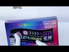 IP65 16*144 tamanho de pixel Indoor Fixed LED Screen Flexible Display para aplicações indoor controladas por Bluetooth