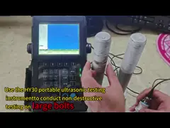 휴대용 초음파 결함 감지기 스캔 범위 0-6000mm 작동 주파수 0.2-15 MHz