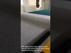 Cortadora automatizada del contorno de la cuchilla para el colchón/la espuma de la memoria, 4.5kw