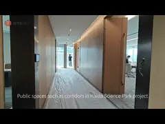 China Noble Walnut Flat Laminate Wall Paneling , Sound Proof Panels For Walls for sale