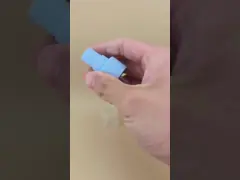 Cosmetic Bottles Blue Ribbed Fine Mist Sprayer Trigger K302