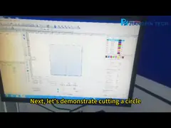 Marking machine cutting test
