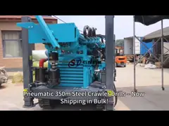 200m/ 300m Depth Pneumatic water Well Drilling Rig To South Africa