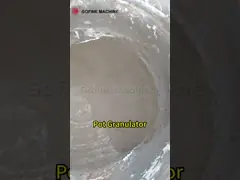 Macchina per la lavorazione di fertilizzanti organici a pellet a sfera da 4 mm