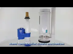 Cina Cisterna igienica doppia valvola di scarico con pulsante superiore Moderno design realizzato con materiali POM in vendita