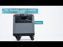 China Lifepo4 3000W Portable Power Station Solar Generator AC Adaptor Power Source for sale