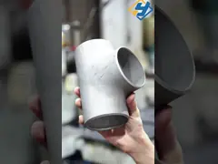 Stainless Steel Butt Welded Pipe Fittings Equal Tee
