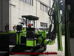 Solar Pile Driver Machine Portable Pile Driving Machine Hydraulic Pile Drilling Rig