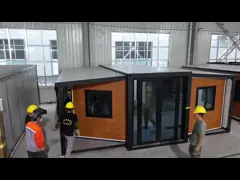 Cina 20ft 40ft Prefab Modulare Plegabile Container Espandibile Case Abitazione in vendita