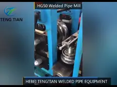 High Frequency Welded Pipe Mill 80x80-200x200mm 4-10mm Thickness