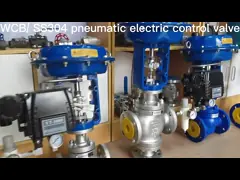 China Pneumatic Diaphragm Modulating Control Valve WCB Carbon Steel For Steam for sale