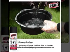 China Aeropak Waterproof Leak Repair Spray , Aerosol Sealant Spray Paint To Stop Leaks for sale