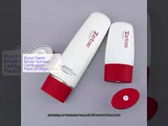 China Customized Oval Cosmetic Bottle 50ml / 100ml Skincare Bottles Packaging With 40mm Diameter Cap for sale