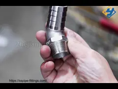 304 Female Barbed 45degree Elbow Stainless Steel Screwed Pipe Fittings