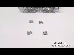 China Stainless Steel Hot Dental Ortodoncia Orthodontic Molar Bracket Slot 0.022 Roth Bracket with 80 Gauge Mesh Base Shelf Life 2 Years for sale