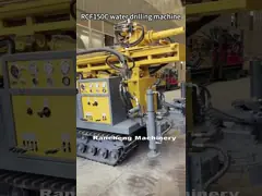 150M Crawler Mounted Deep Borehole Water Well Drilling Rig Hydraulic Water Well Machine