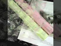 OPP Celitia flower wrapping paper, transparent flower bouquets, flower shop wrapping paper, floral a