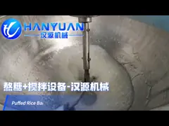 China Puffed Rice Candy Bar Cooking Equipment for sale