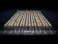 3.5m Shelves Automated Warehousing System CTU Robot Load / Unload Speed 25 - 30 Cartons/Hour