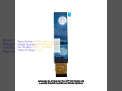 240x960 Bar Type Display Screen 3.7 Inch TFT LCD Module 350nits with IC ST7701