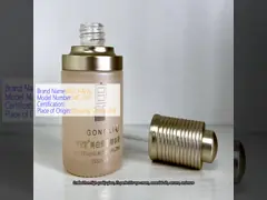 Child Resistant 30ml Glass Rotate Dropper Bottle for Eye Cream Luxury Essence Bottle