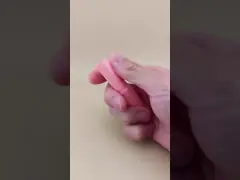 China Pink Small Lip Balm Packaging With Clear Smooth Matte Lid for Lipsticks for sale