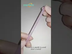 China 807.5nm Laser Crystals Grooved Nd Yag Laser Rods With Good Beam Quality for sale