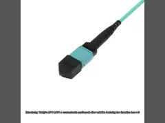 Προσαρμοσμένο μήκος διάρρηξης MPO MTP Πολυδιάστατη λειτουργία ινών ≤ 0,2dB Αρμόδιότητα