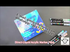 China Colorful Painting Pens Students Direct Liquid Acrylic Marker Pen for sale