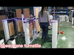 High End Halls Speed Lane Gate Turnstile Full Automatic Rfid