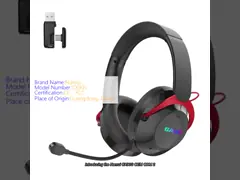 OEM ODM 2.4G Wireless Gaming headsets With Detachable Omnidirectional MIC For PS5 PS4 Switch Xbox