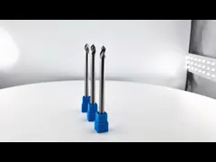 China 6mm 2 Flute Extra Long Carbide Chamfer Cutter Extended Reach Deburring Tool For Aluminum High-Speed CNC Machining 45° 60° 90° Angle Options for sale