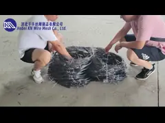 Low-Visibility Wire Obstacle  Battlefield defense tank advancing across iron wire mesh