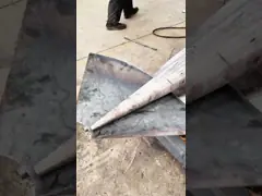 China Adjustable Rollers Sheet Metal Cone Rolling Machine 18 Inches Handle Length For Perfect And Customized Cones for sale