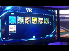 China 3 Axis VR Race Car Simulator Race Car Triple Screen Simulator for sale