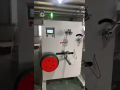 China 350kg PET Strap Winding Machine with 1200mm Diameter - PLC Control Double Station High Speed Automatic for sale