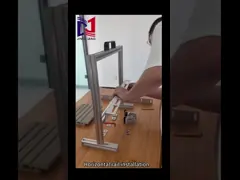 Installazione facile e sistema regolabile per pannelli in terracotta da 30 mm