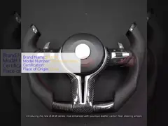 All B-M-W models have been modified with leather carbon fiber steering wheels